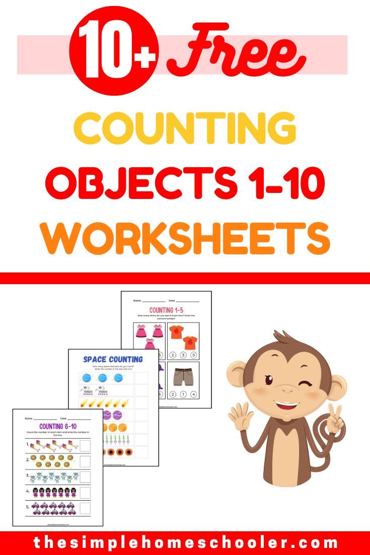 13 Cute Counting Objects Worksheets 1 10 Easy Print The Simple 13 Cute Counting Objects Worksheets 1 10 Easy Print The Simple