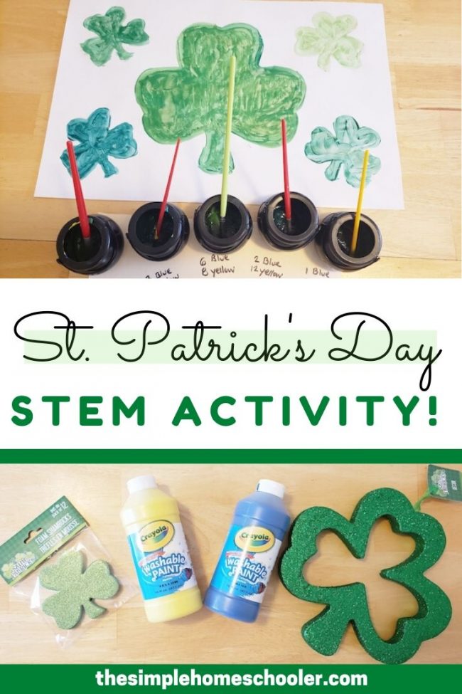 St. Patrick's Day STEM Activity: Simple and Fun! - The Simple Homeschooler