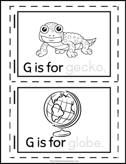 15+ Letter G Worksheets: Free & Printable! - The Simple Homeschooler