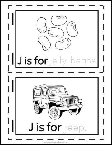 15+ Letter J Worksheets: Fun & Printable! - The Simple Homeschooler