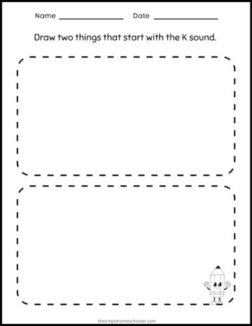 15+ Letter K Worksheets: Free & Easy Print! - The Simple Homeschooler