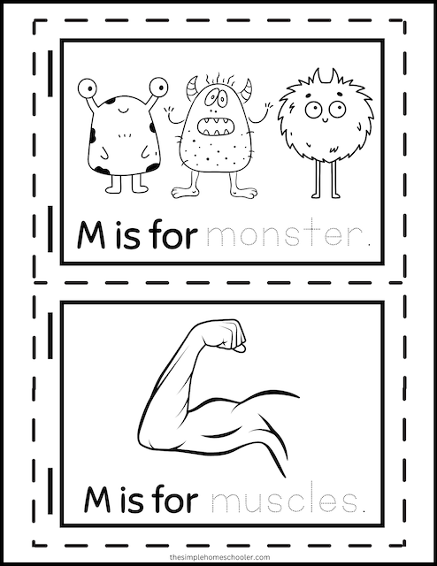 15+ Letter M Worksheets: Free & Easy Print! - The Simple Homeschooler