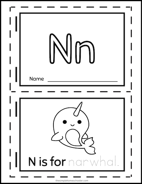 15+ Letter N Printables: Free & Easy Print! - The Simple Homeschooler