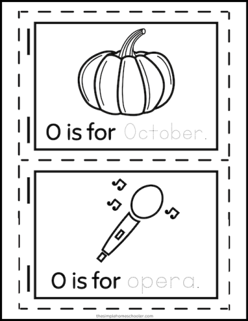 15+ Letter O Printables: Free & Easy Print! - The Simple Homeschooler
