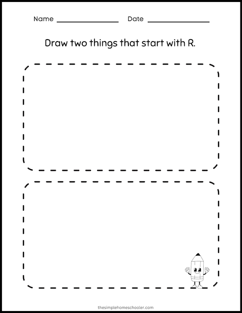 15+ Letter R Worksheets: Free & Easy Print! - The Simple Homeschooler