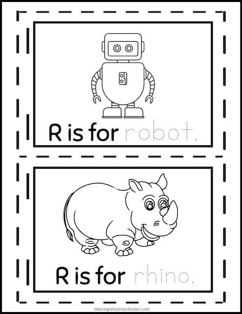 15+ Letter R Worksheets: Free & Easy Print! - The Simple Homeschooler