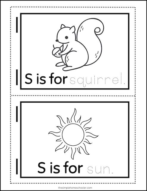 15+ Letter S Worksheets: Free & Easy Print! - The Simple Homeschooler