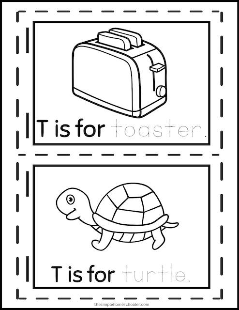 15+ Letter T Worksheets: Free & Easy Print! - The Simple Homeschooler