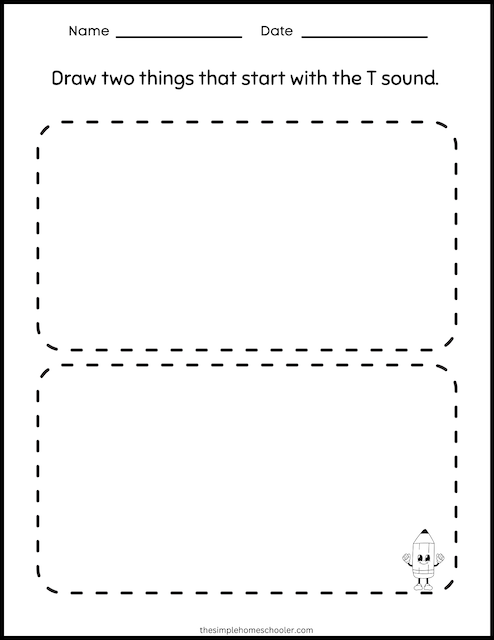 15+ Letter T Worksheets: Free & Easy Print! - The Simple Homeschooler