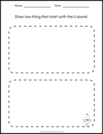15+ Letter U Worksheets: Free & Easy Print! - The Simple Homeschooler