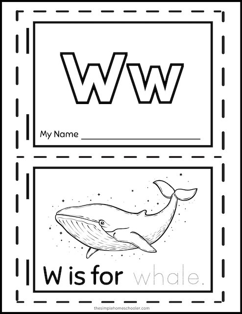 15+ Free Letter W Worksheets for Preschool and Kindergarten - The ...