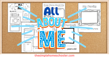 Free All About Me Worksheets For Kindergarten: Easy Print! - The Simple ...