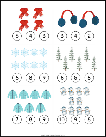Free 15+ Winter Worksheets for Kindergarten: Instant Download and Easy ...