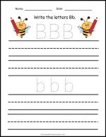 15+ Free Letter B Worksheets: Easy Print! - The Simple Homeschooler