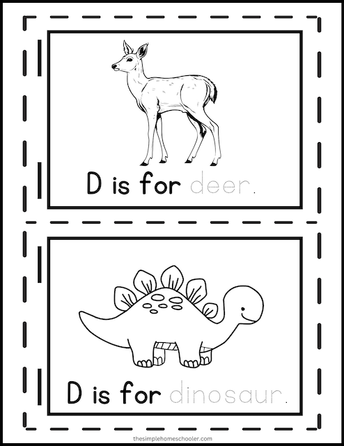15+ Free Letter D Worksheets For Kids: Easy Print! - The Simple ...