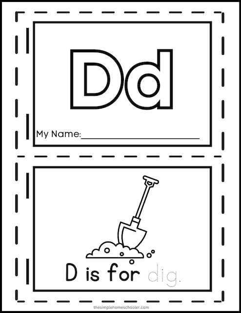 15+ Free Letter D Worksheets For Kids: Easy Print! - The Simple ...
