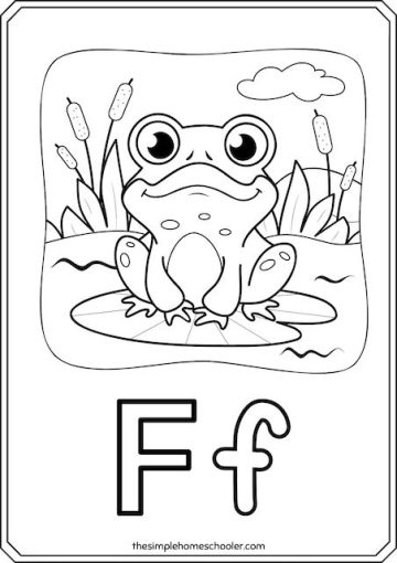 20+ Free Letter F Worksheets: Easy to Print! - The Simple Homeschooler