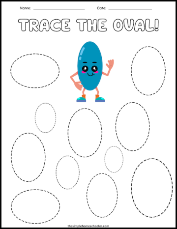 18 Free Tracing Shapes Worksheets For Preschoolers - The Simple ...