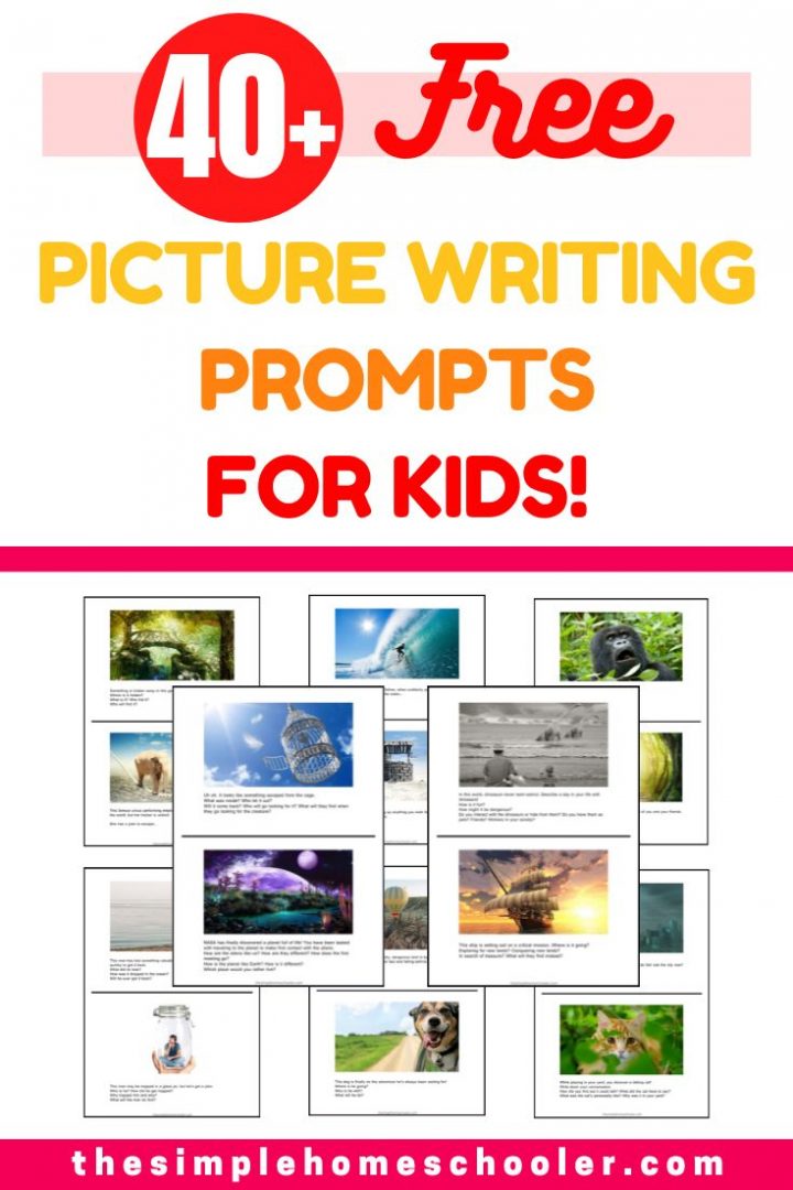 40+ Instant Download Picture Writing Prompts for Kids! - The Simple ...