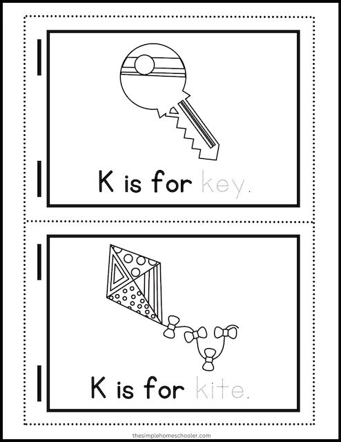 15+ Letter K Worksheets: Free & Easy Print! - The Simple Homeschooler