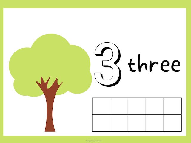 Best Free Printable Playdough Number Mats For Learning 1-10! - The ...