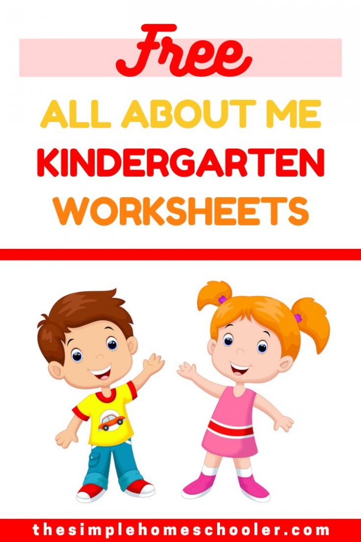 Super Fun All About Me Worksheets For Kindergarten: Easy Print! - The ...