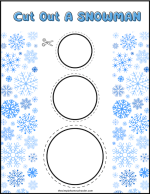 The Best Cut Out And Build A Snowman Printable Templates! - The Simple ...