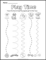 10+ Free Line Tracing Worksheets: Easy Print! - The Simple Homeschooler