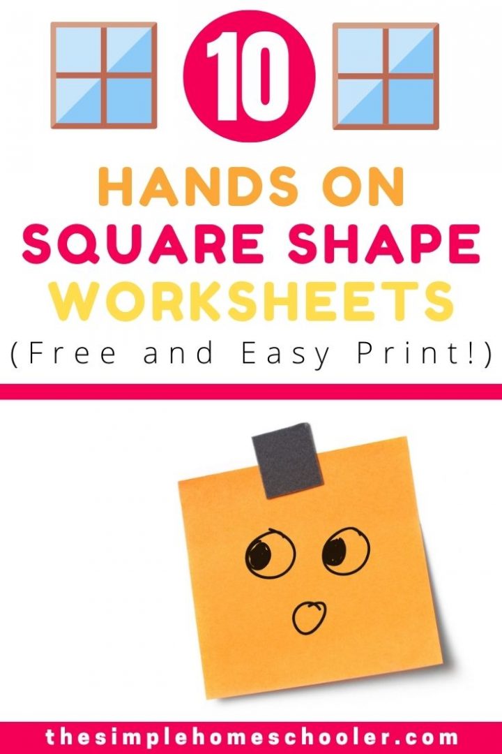 10 Free Square Shape Worksheets For Preschoolers: Easy Print! - The ...