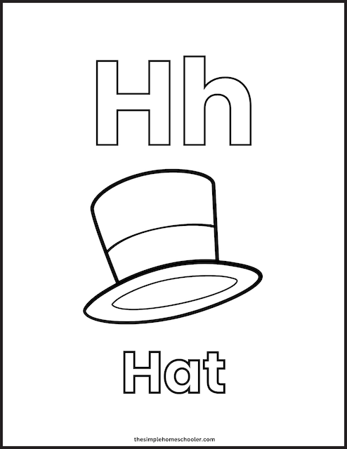 26 Free Alphabet Coloring Worksheets For Kindergarten! - The Simple ...