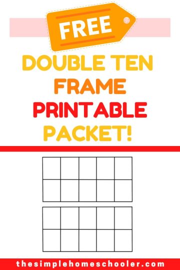 Best Free Ten Frame Math Printable Set: Includes Manipulatives! - The ...