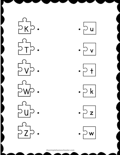 17+ Fun Printable Match Uppercase and Lowercase Letters Worksheets ...