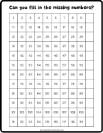 Best 120 Chart Printable and Worksheets: Easy Print! - The Simple ...