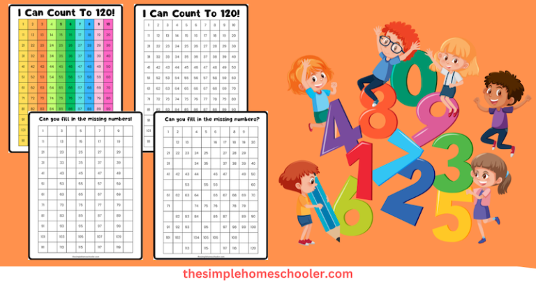 Best 120 Chart Printable and Worksheets: Easy Print! - The Simple ...