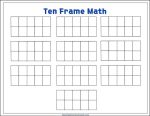 Best Free Ten Frame Math Printable Set: Includes Manipulatives! - The ...