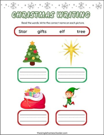 Festive Free Christmas Activity Booklet Printable - The Simple Homeschooler
