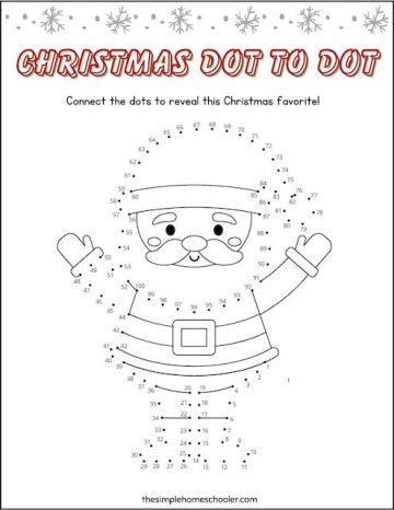 Festive Free Christmas Activity Booklet Printable - The Simple Homeschooler