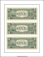 Free Realistic Printable Money: Front and Back, Real Size! - The Simple Homeschooler