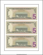 Free Realistic Printable Money: Front and Back, Real Size! - The Simple ...