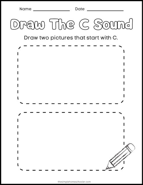 15+ Free Letter C Worksheets: Easy Print! - The Simple Homeschooler